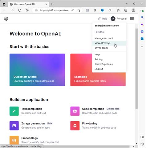 Openai Mit Vba Visual Basic Entwickler