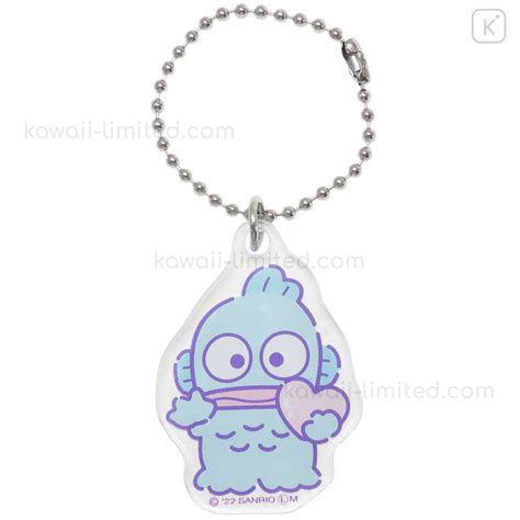 Japan Sanrio Chibi Keychain Hangyodon Heart Kawaii Limited