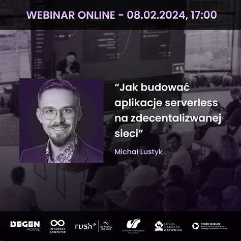 Michael Lustyk On Linkedin Webinar Smartcontracts Internetcomputer Blockchain Serverless