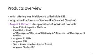 Mulesoft Anypoint Platform Introduction PPTX Cloud Computing Internet