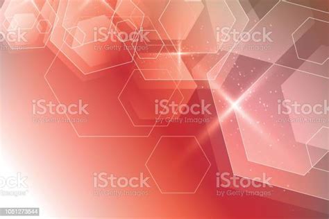 Abstract Cube Hexagon Shape Innovative Concept Background Stock