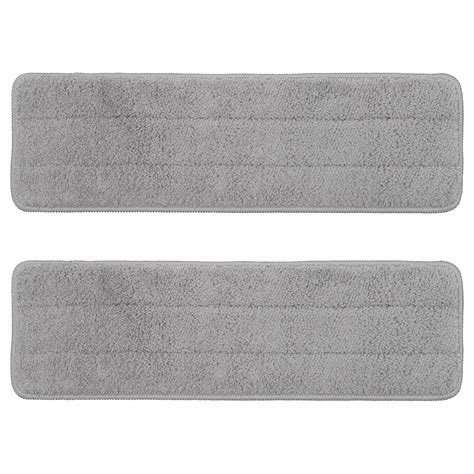 Pepprig Microfibre Pad For Flat Mop Grey 12x37 Cm Ikea