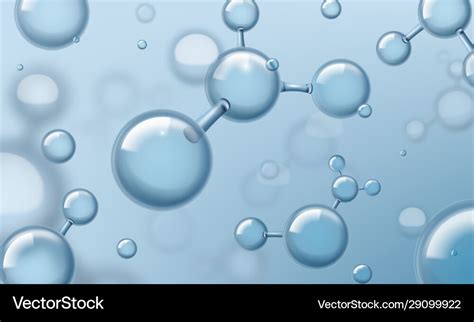 Molecules Chemical Wallpaper Nanotechnology Vector Image