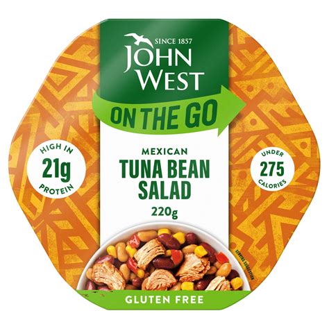 John West On The Go Mexican Tuna Bean Salad 220g Tinned Fish