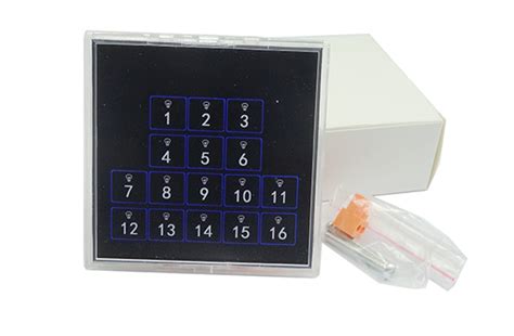 WALL PUSH BUTTON SWITCH PANEL 16 GANG Smart Home Automation KinCony