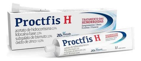 Proctfis H Pomada Com 10 Aplicadores 20g Mercadolivre