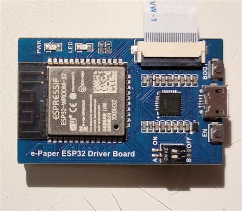 date display with e paper on esp32 mqtt node red and esphome part 1