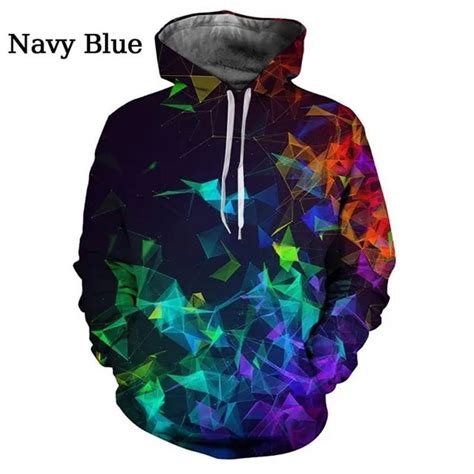 3d Printed Geometry Graphic Hoodie For Men Women Colorful Vertigo