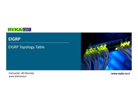 Pdf Route 003 Eigrp Topology Table Dokumentips