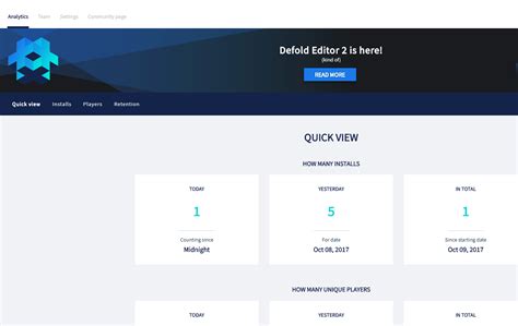 analytics data disappeared questions defold game engine forum