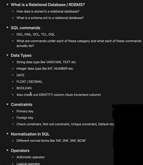 Sql Syllabus Basic Sql By Amar Medium