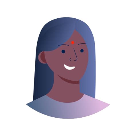 Les avatars la diversité les gens femme fille noir Icônes Avatars et Emoticônes
