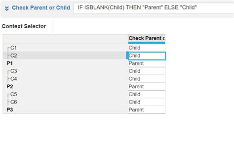 Identify Selected Item When It S A Parent Anaplan Community