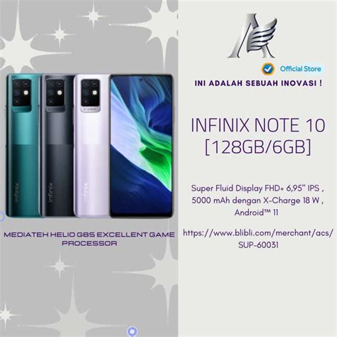 Jual Infinix Note GB GB Smartphone Garansi Resmi Di Seller ACS Official Store