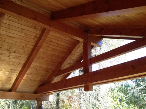 Timber Frame Covered Deck