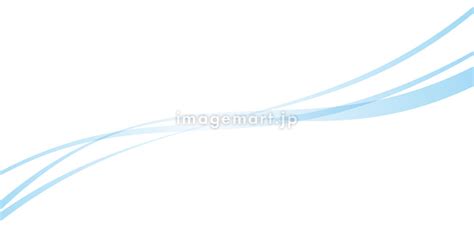 抽象的な青の曲線のイラスト素材 233589648 イメージマート