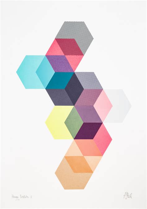 Emma Studd Hexagon Tessellation Sarah Wiseman Gallery