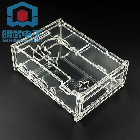 Mua Vỏ Bảo Vệ Bằng Acrylic Trong Suốt Kèm Quạt Làm Mát Cho Raspberry Pi