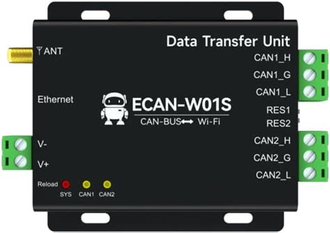can2 0 to wifi converter serial server ap sta ecan w01s tcp gateway