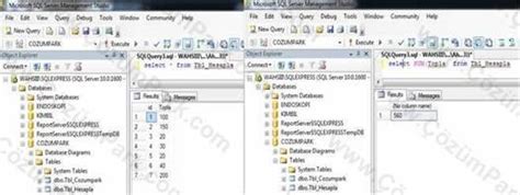 Sql Select Insert Update Ve Delete Komutları Çözümpark