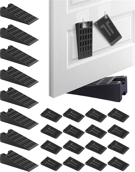 Furniture Levelers Stackable Rubber Leveling Shims Door Stopper Wedge