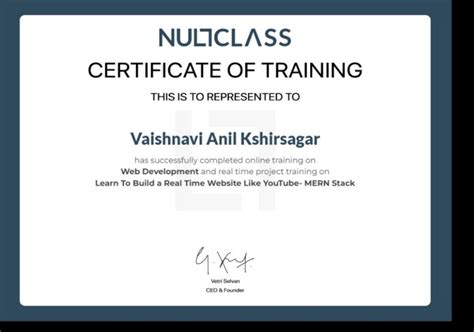 Vaishnavi Kshirsagar On Linkedin Webdevelopment Internshipready