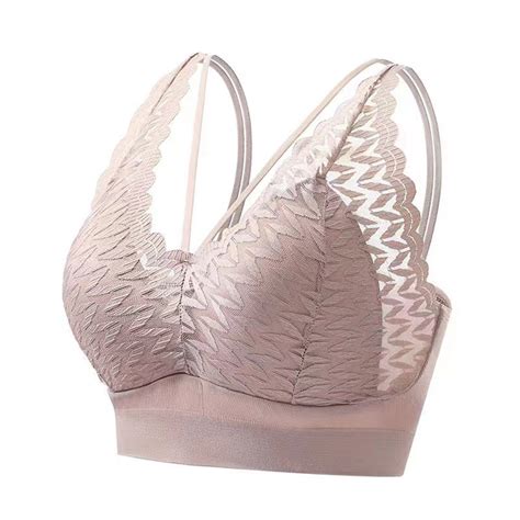 Virmaxy Womens Wireless Bras With Support And Lift Wireless Sling Large