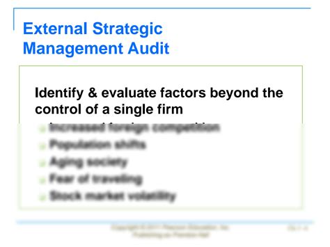 Solution Chapter 3 The External Assessment Strategic Management