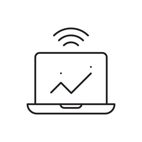 Computer Analytics Smart Icon Vector Artificial Intelligence On