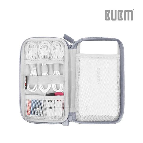 Bubm 디지털 액세서리 멀티수납 3단 휴대용 파우치 휴대폰액세서리 보조배터리 케이블 Usb 티몬