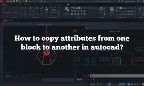 How To Copy Attributes From One Block To Another In Autocad