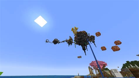 Floating Island Base I Made In Survival R Minecraft