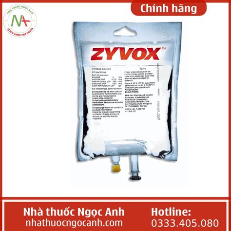 Thuốc Zyvox 2mg Ml Linezolid Có Tác Dụng Gì Giá Bao Nhiêu