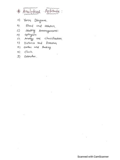 Aptitude Notes Pdf