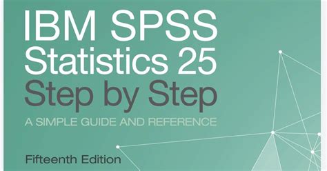 IBM SPSS Statistics Step By Step A Simple Guide And Reference KINGEXCEL INFO