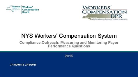 Nys Workers Compensation System Compliance Outreach Measuring And