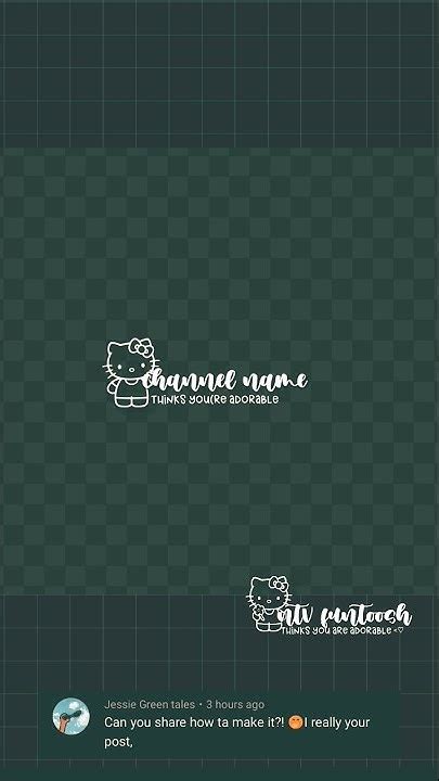 How To Make A Cute Watermark In Just 5 Minutes Youtube