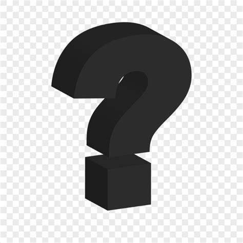 Blue Question Mark 3d Logo Icon Symbol Png Citypng