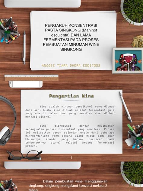 Pembuatan Wine Singkong Pdf