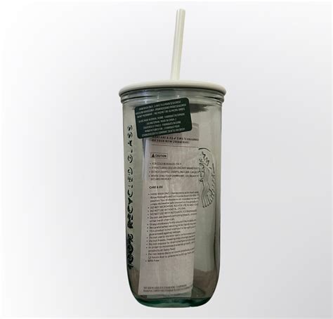 Recycled Glass Mug Starbucks Cold Cup Etsy