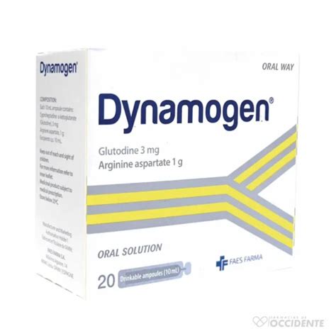 DYNAMOGEN 10 ML. X 1 AMP (CAJA 20 AMPOLLAS) - Farmacias de Occidente