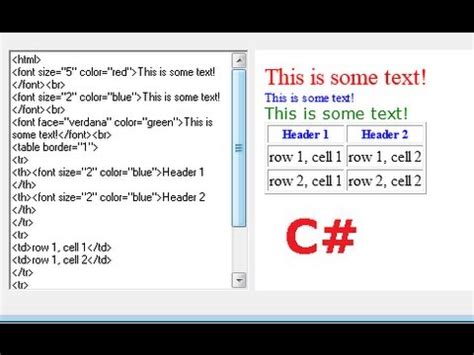 C Tutorial How To Make A Simple Html Editor Youtube