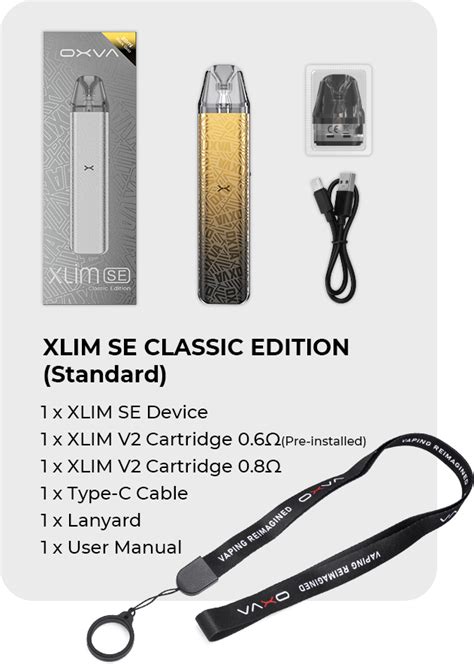 Oxva Xlim Se Classic Edition