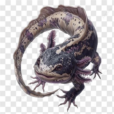 Axolotl Underwater Underwater Axolotl Illustration Aquatic Salamander