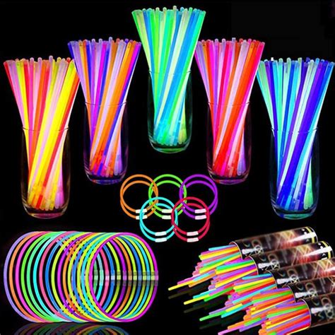 50100pcs Glow Sticks Party Fluorescence Light Glow In The Dark