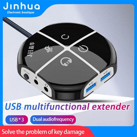 Jinhua Computer Desktop Switch Usb Sound Card External 3 5 Pd Charging Internet Cafe Power