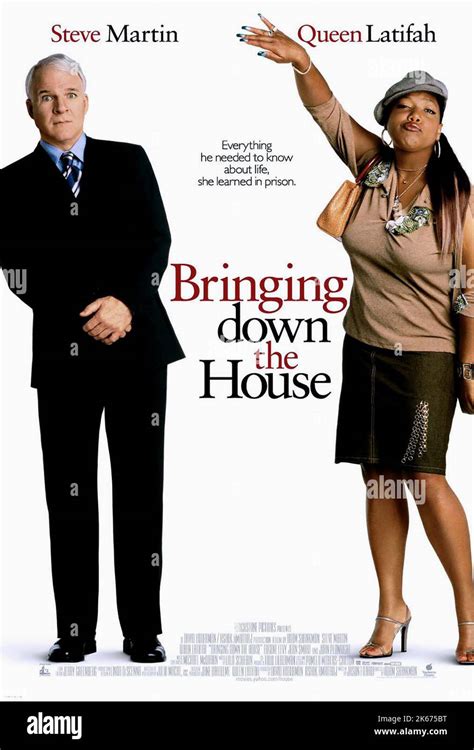 Steve Martin Queen Latifah Poster Bringing Down The House 2003 Stock