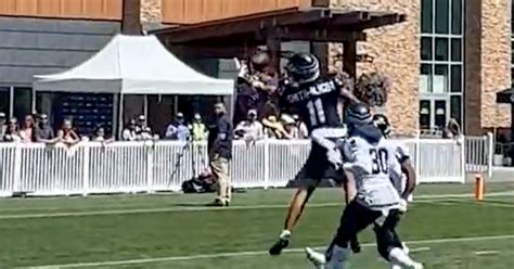 Jaxon Smith Njigba Hauls In Impressive One Handed Touchdown Catch In