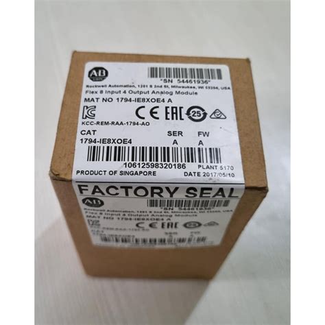 Jual Allen Bradley Flex I O 1794 IE8XOE4 Flex 8 Input 4 Output Analog Modul Kota Bandung