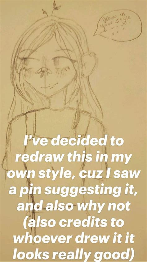 Redraw Of Girl Draw Poster I Saw